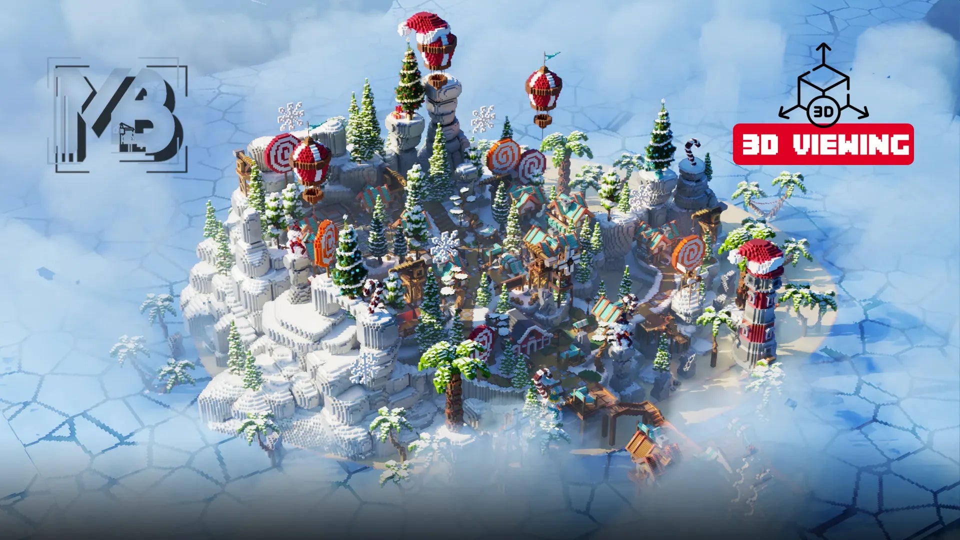 🎄 Christmas Medieval Lobby 🎄 – MINELC BUILDS